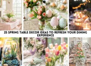 25 Spring Table Decor Ideas to Refresh Your Dining Experience - New ...